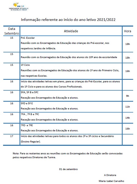 AEOF – Agrupamento de Escolas de Oliveira de Frades